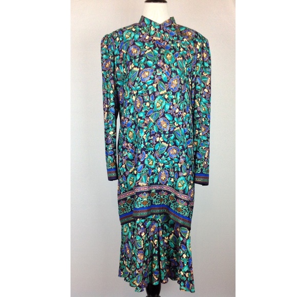 Dorothy Samuel | Dresses | Vintage Dorothy Samuel Dress Womens 2 Boho ...